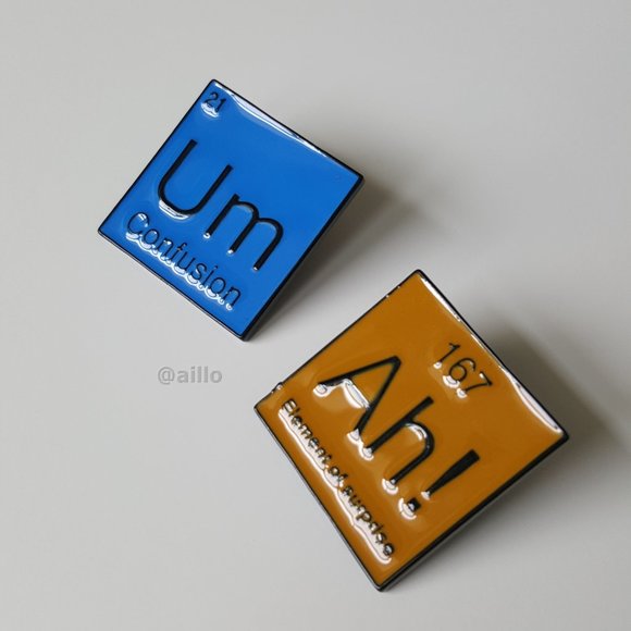 Jewelry | Periodic Table Elements Pins Set | Poshmark